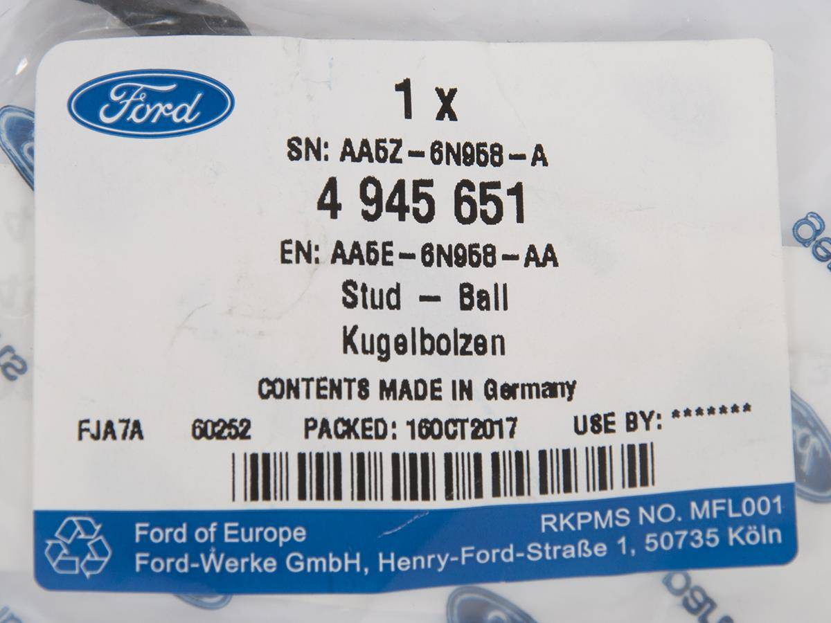 ŚRUBA KULKA OSŁONY SILNIKA KUGA 20- _ 4945651 _ AA5E-6N958-AA _ AA5Z ...