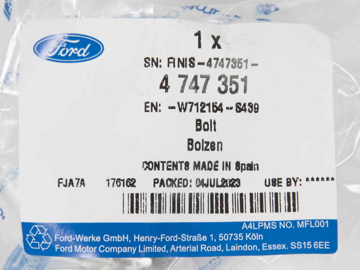 ŚRUBA M10 X 20MM OBEJMY PODPORY WAŁU EDGE 15- 18- _ 4747351 _ W712154-S439 _ W712154-S439 ...