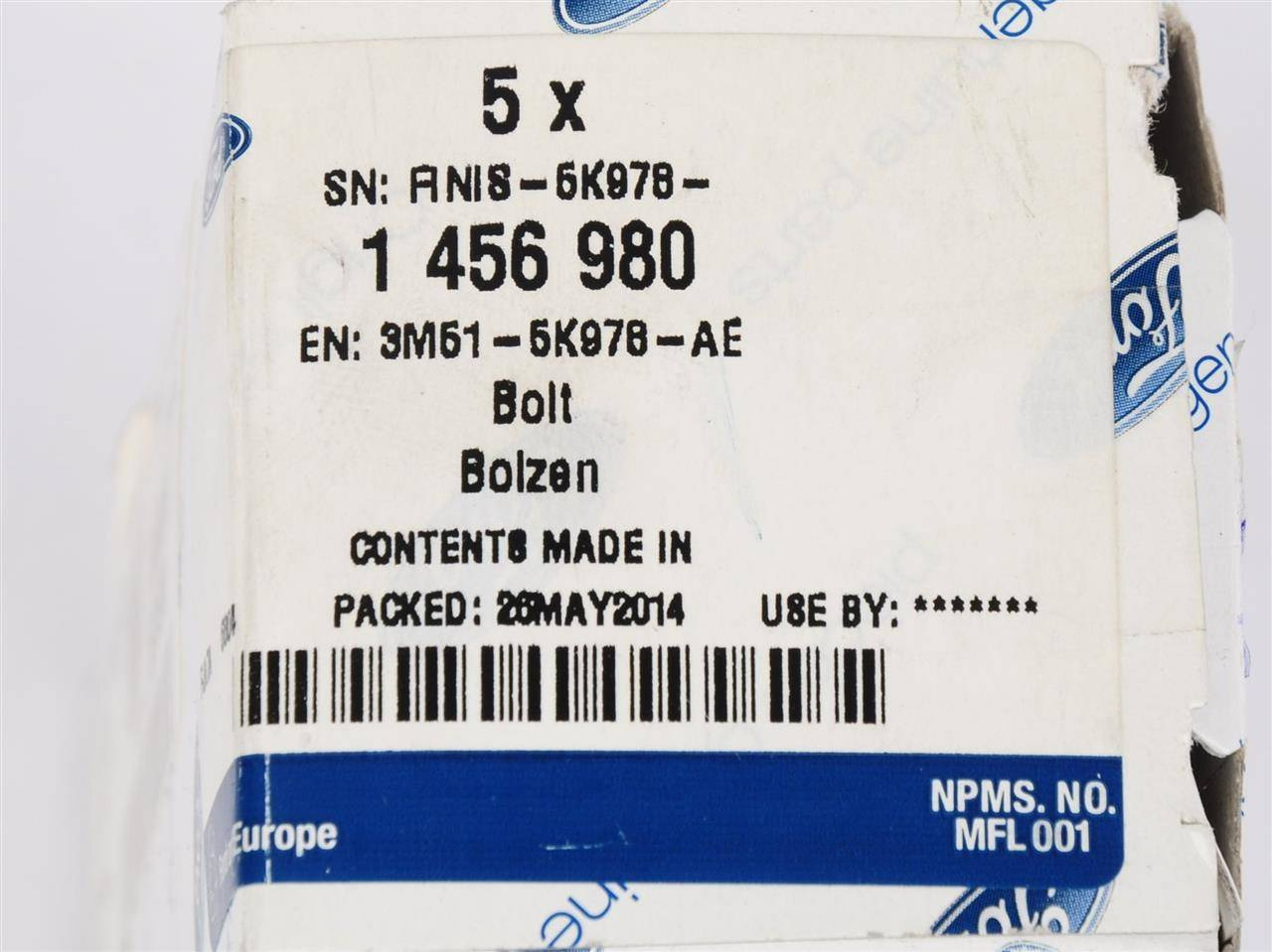 ŚRUBA M12 MIMOŚRÓD WAHACZA TYŁ KUGA FOCUS C-MAX _ 1456980 _ 3M51-5K978 ...