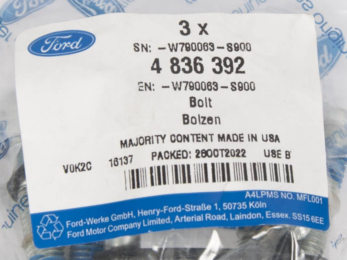 ŚRUBA M8 X 1.25 X 40 WAŁU NAPĘDOWEGO EDGE 4WD _ 4836392 _ W790063-S900 ...