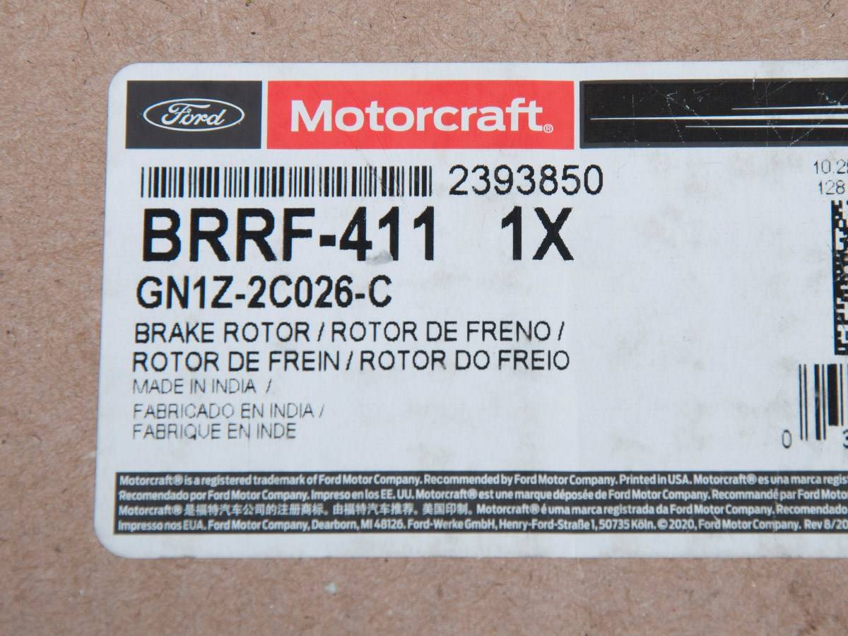 TARCZA HAMULCOWA TYŁ ECOSPORT 19- USA 4WD BRRF-411 | 2019 \ ECOSPORT ...