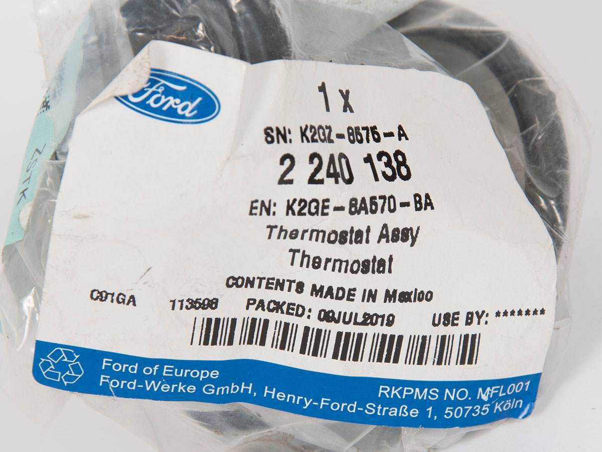 TERMOSTAT EDGE 18- KUGA 20- ESCAPE 20- 2,0 EB _ 2504397 _ K2GE-8A570-BA ...