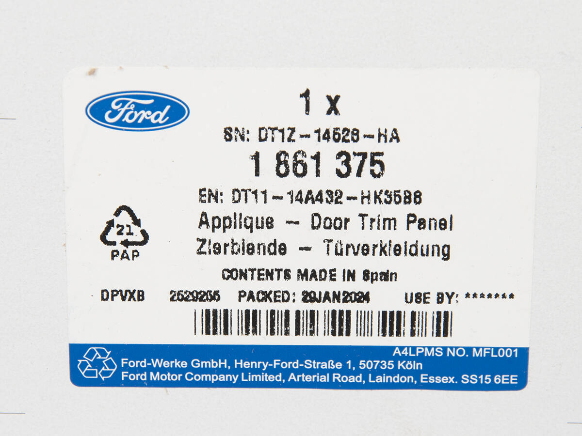 UCHWYT PRAWY DRZWI CONNECT 13-18 _ 1861375 _ MB3C-3263-AA _ GTU_07 ...