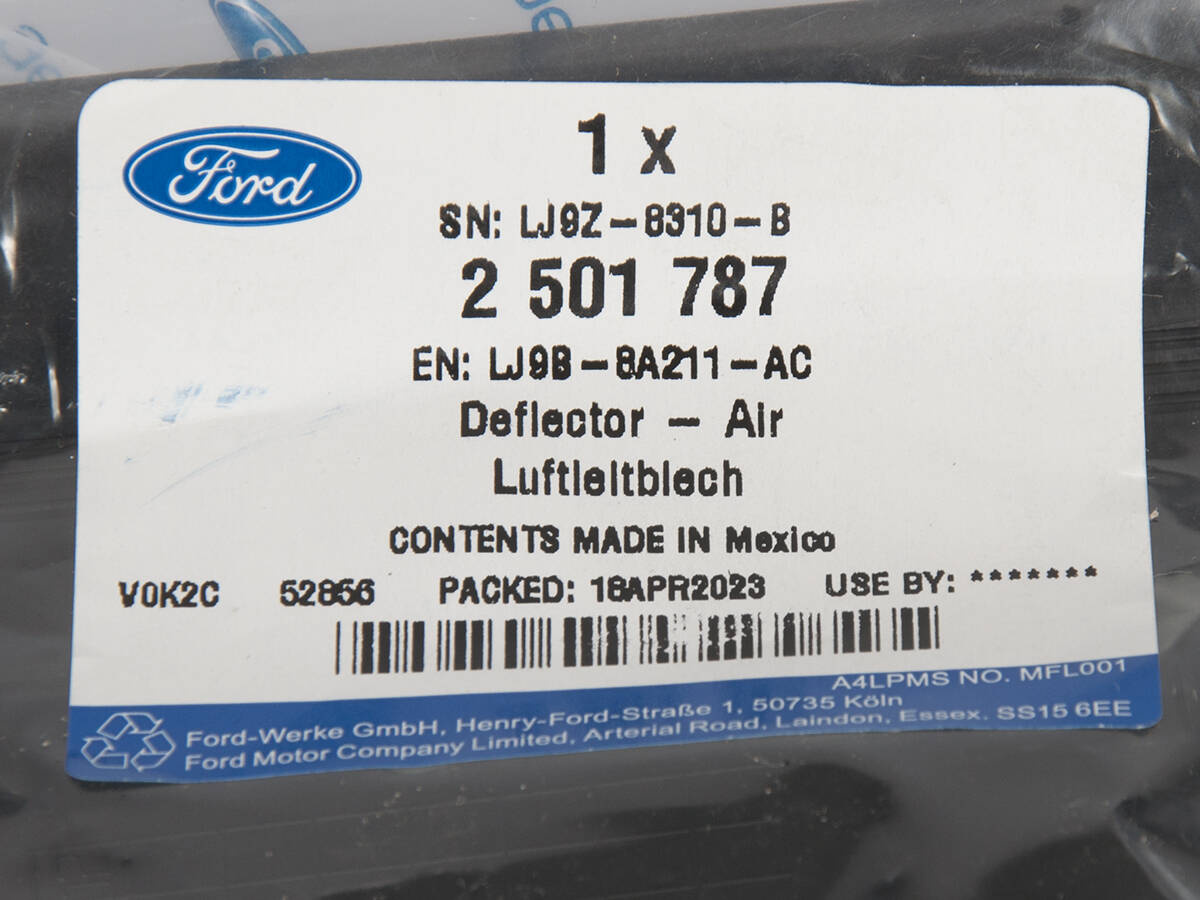 UCHWYT PRAWY KIEROWNICY POWIETRZA MUSTANG MACH-E _ 2706410_ LJ9B-8A211 ...