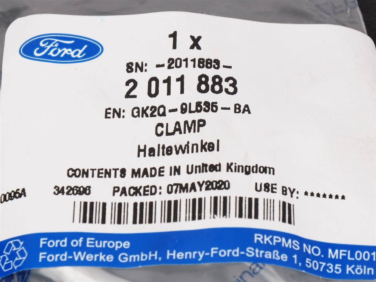 UCHWYT WRTYSKIWACZA 2.0 DISEL PANTHER TRANSIT _ 2011883 _ GK2Q-9L535-BA ...