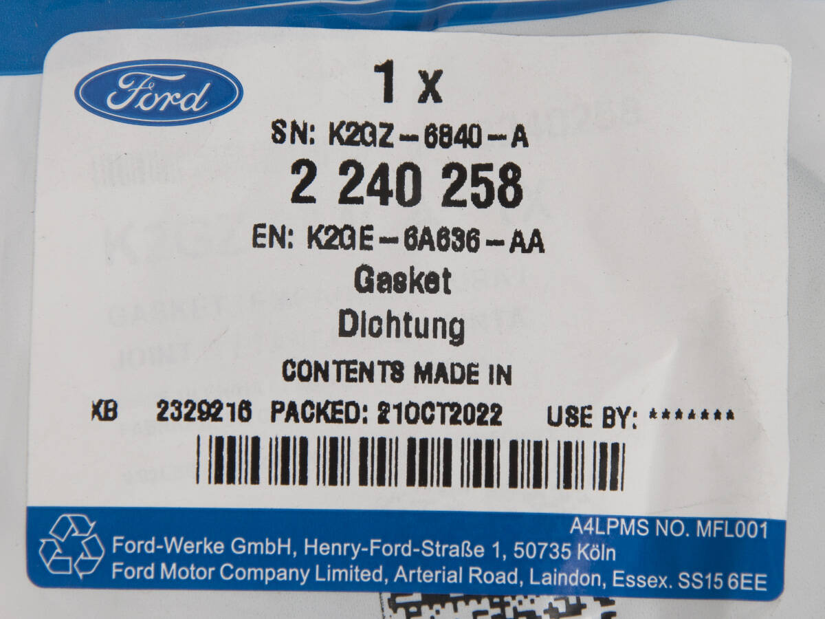 USZCZELKA PODSTAWY FILTRA OLEJU FOCUS 18- KUGA 20- _ 2240258 _ K2GE ...