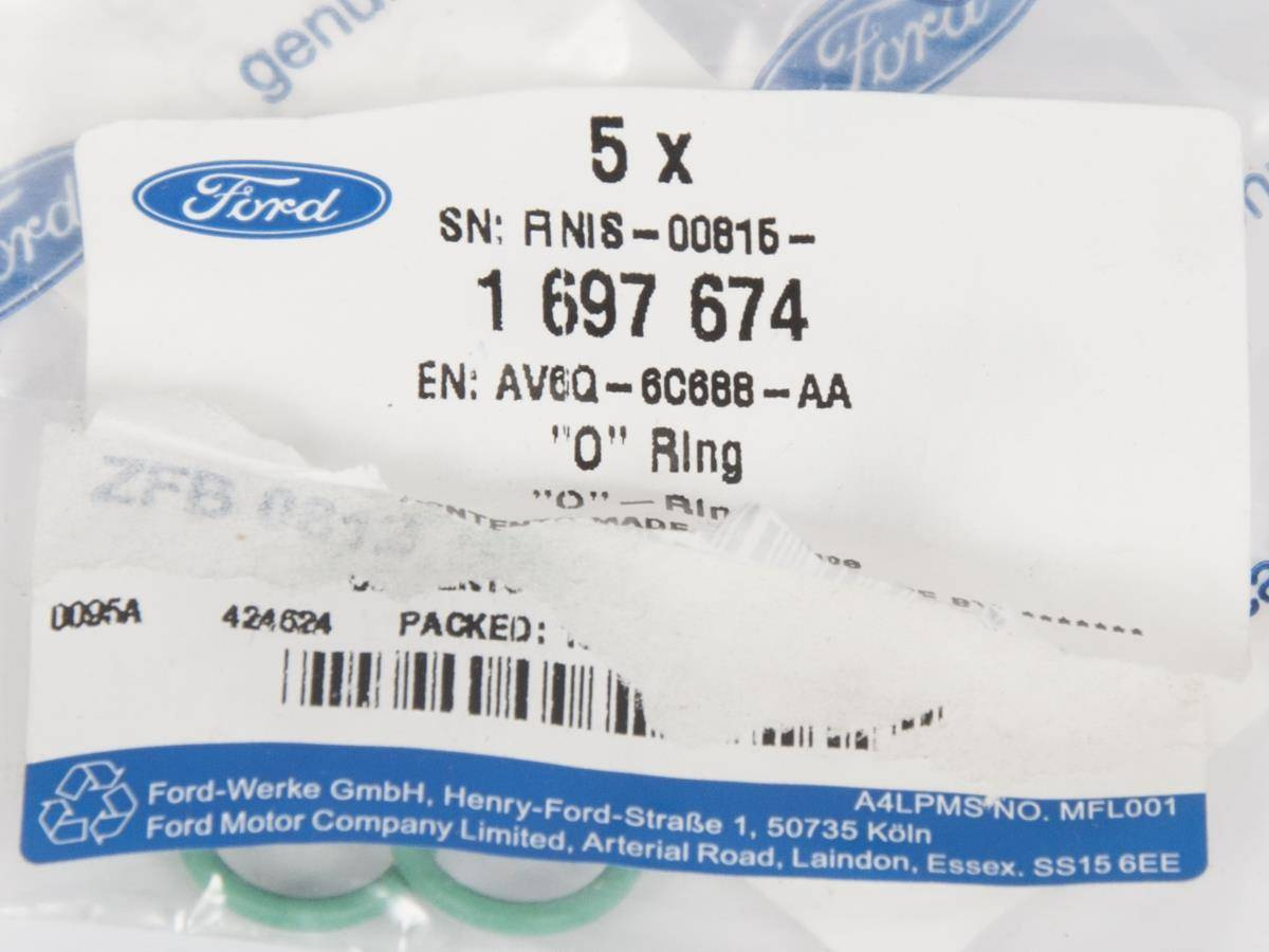 USZCZELKA PROWADNICY WSKAŹNIKA OLEJU DIESEL FORD _ 1697674 _ AV6Q-6C688 ...