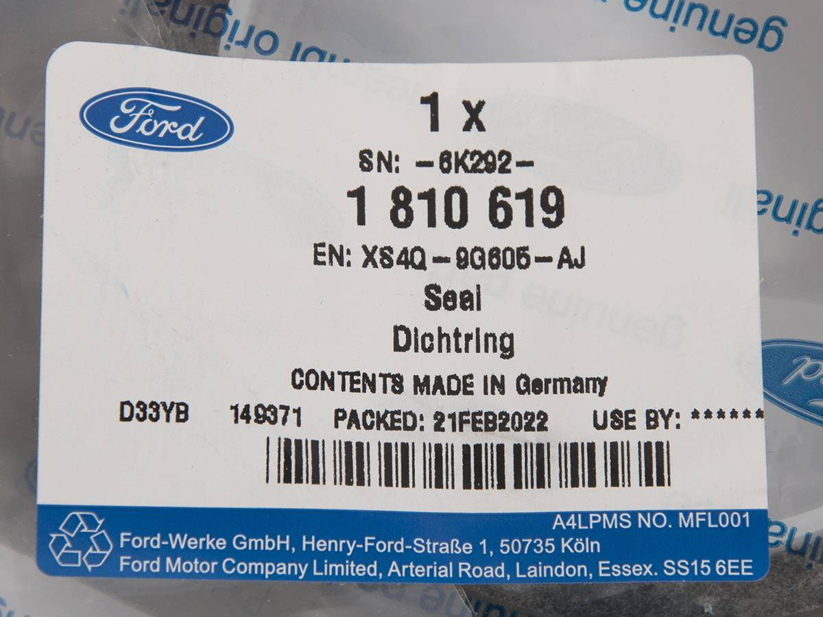 USZCZELNIACZ WAŁU KORBOWEGO PRZÓD MONDEO 07-14 _ 1810619 _ XS4Q-9G605 ...