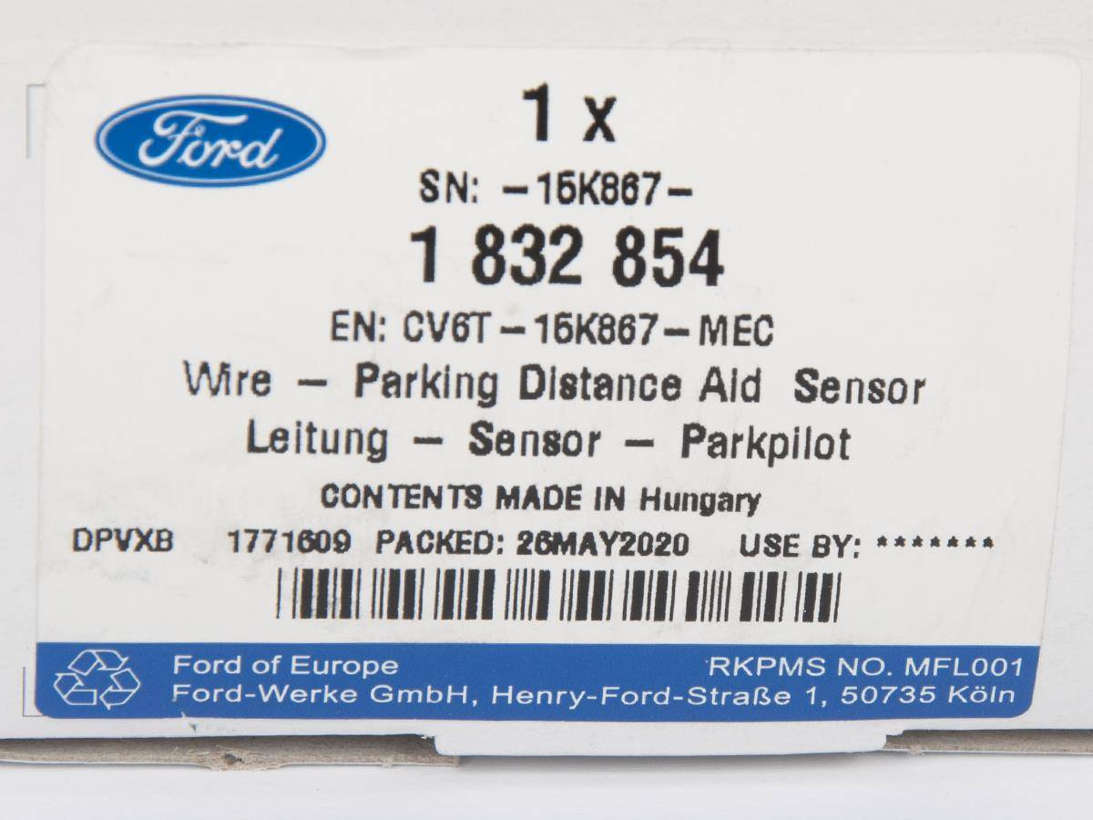 WIĄZKA CZUJNIKÓW PARKOWANIA PRZÓD KUGA 13-14 _ 1832854 _ CV6T-15K867 ...