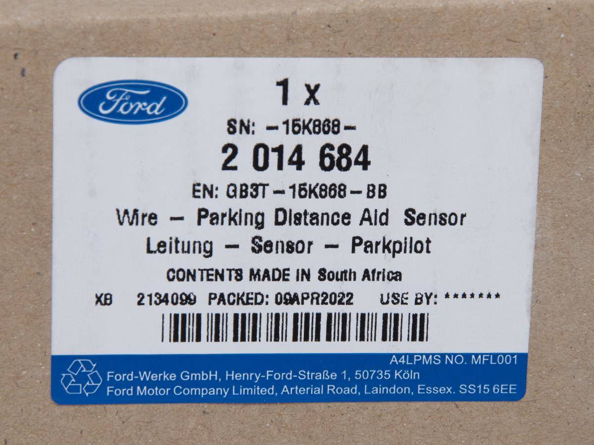 WIĄZKA CZUJNIKÓW PARKOWANIA TYŁ RANGER 16- _ 2014684 _ GB3T-15K868-BB ...