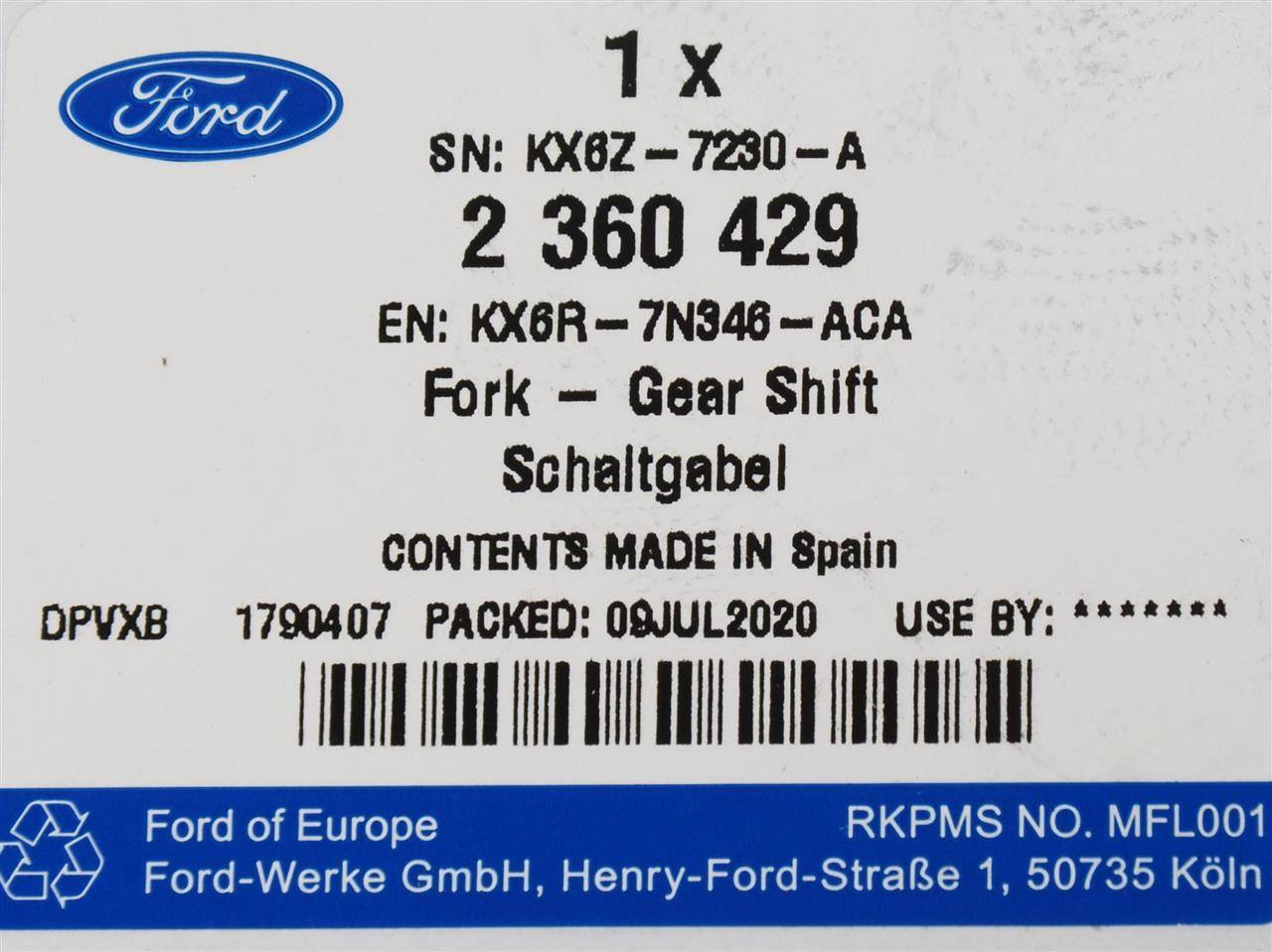 WIDEŁKI ZMIANY BIEGÓW 1 I 2 BIEG FORD WIELE MODELI _ 2360429 _ KX6R ...