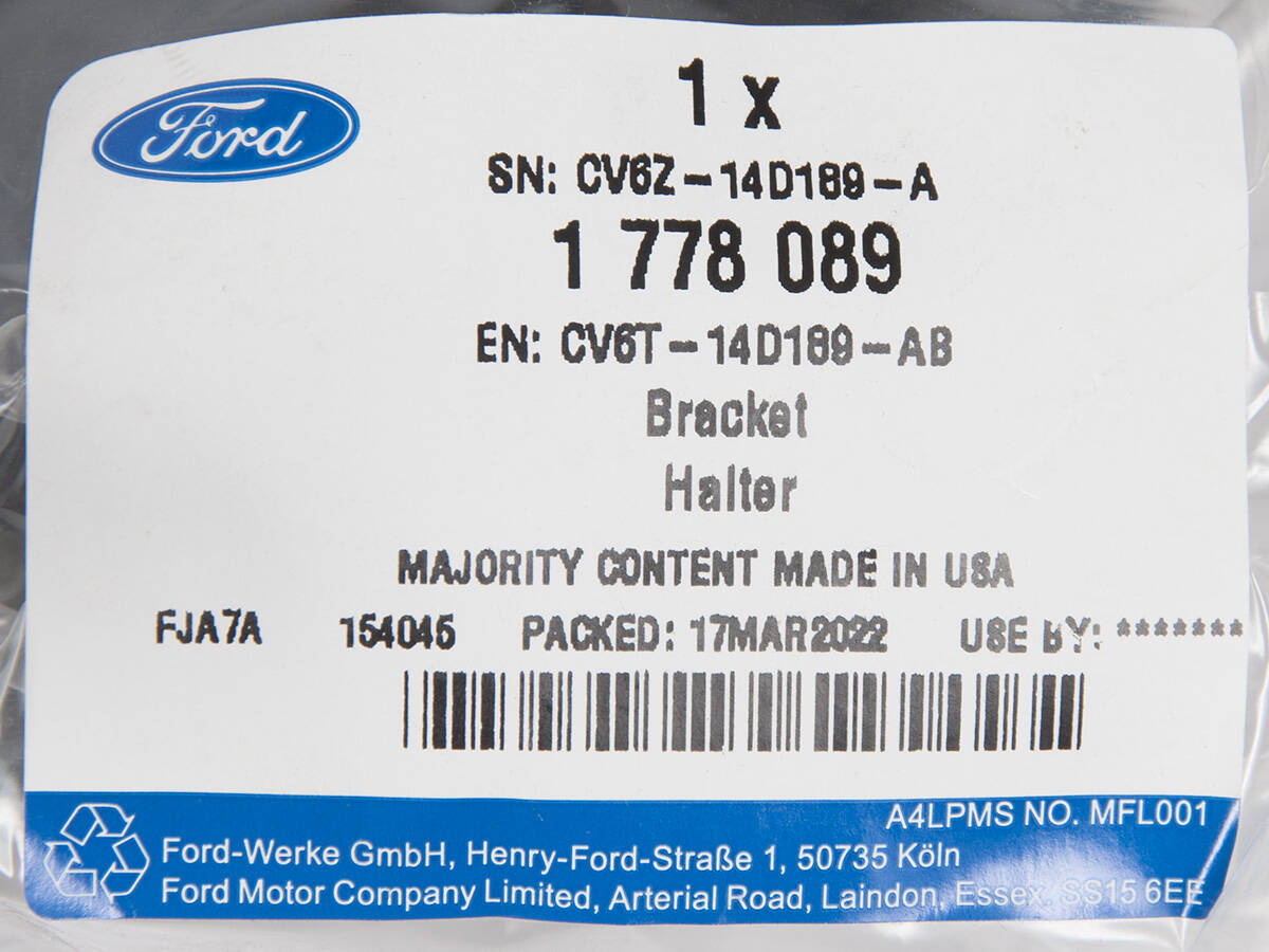 WSPORNIK PRAWY TYLNY CZUJNIKA MARTWEGO POLA KUGA 12- _ 1778089 _ CV6T ...