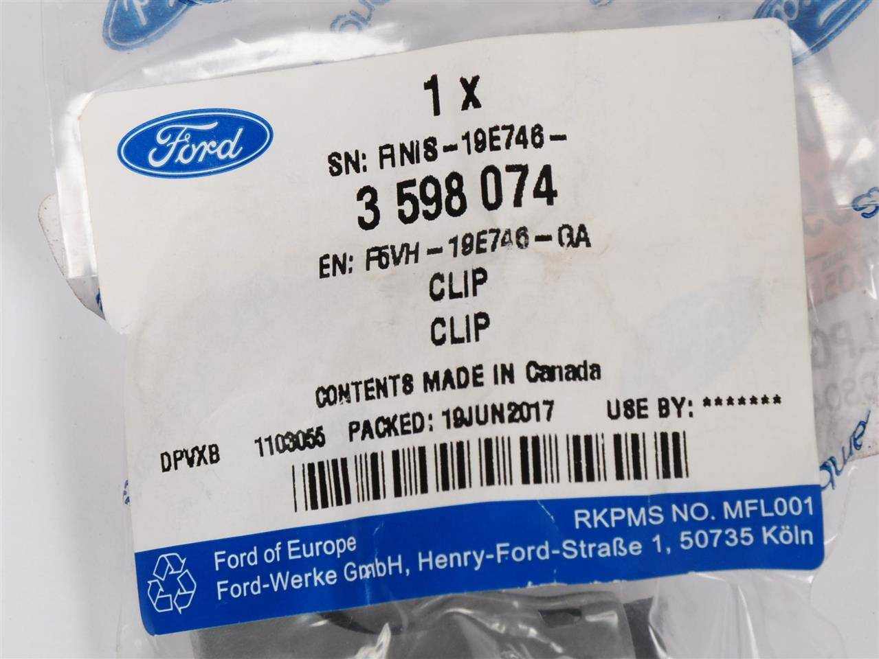 ZACISK PRZEWODU 3/4" _ 3598074 _ F5VH-19E746-GA | | Ford Original Parts