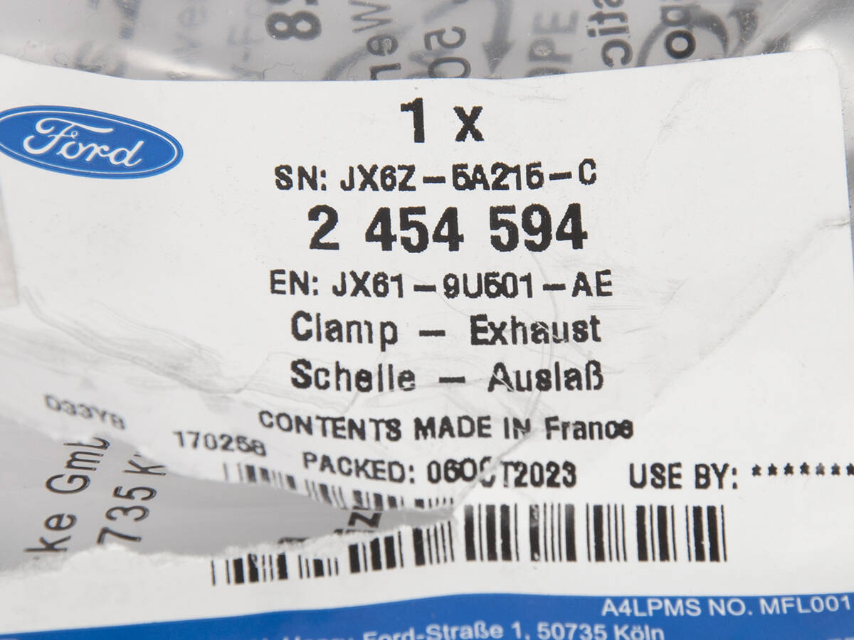 ZACISK UKŁADU WYDECHOWEGO FIESTA FOCUS 18- 1,0 EB | | Ford Original Parts