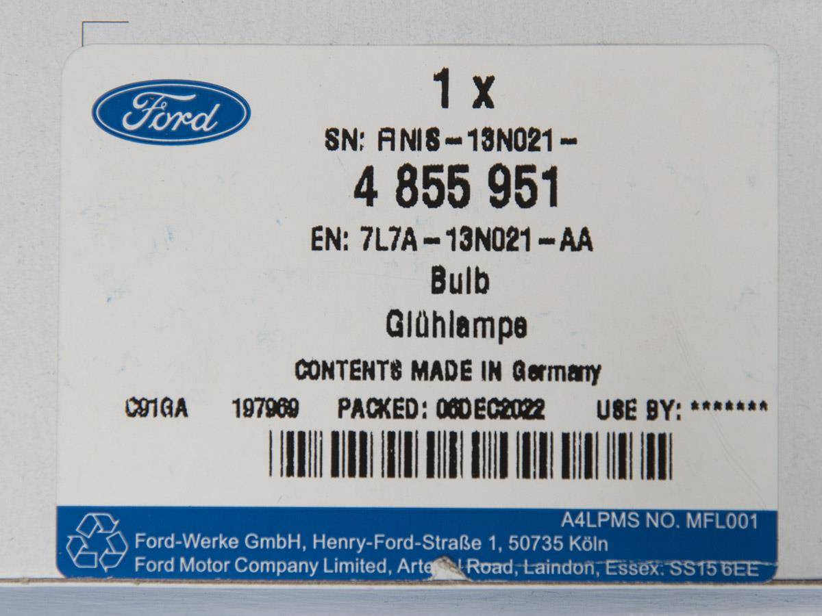 ŻARÓWKA D3S FORD/MOTORCRAFT _ 4855951 _ 7L7A-13N021-AA | ŻARÓWKI ...