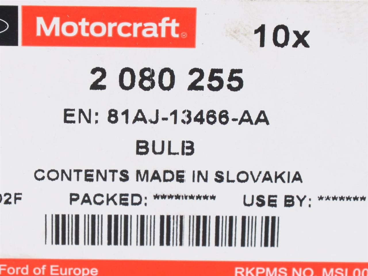 ŻARÓWKA P21W FORD/MOTORCRAFT_ 2080255 _ 81AJ-13466-AA | ŻARÓWKI ...