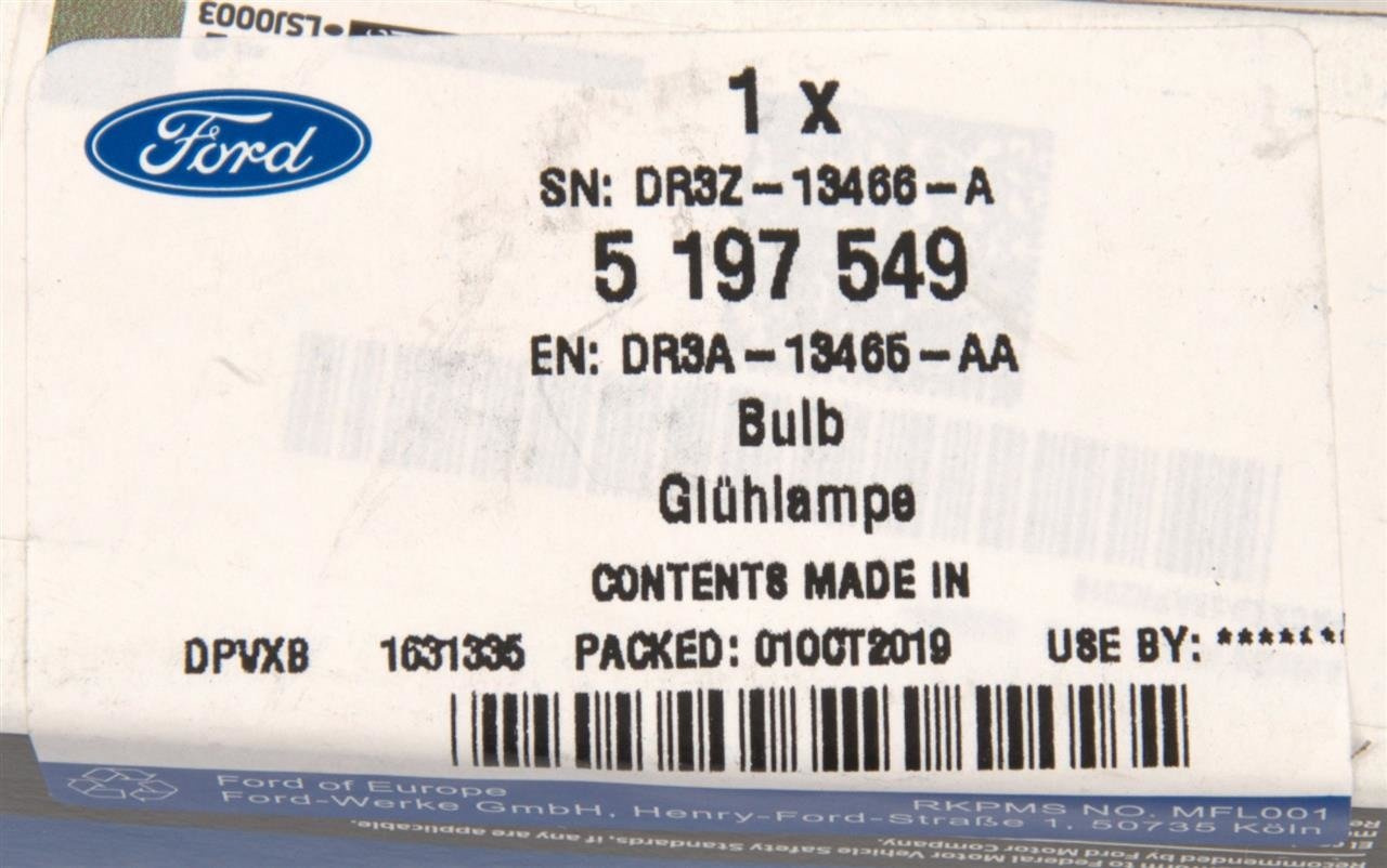 ŻARÓWKA WY28/8W FORD/MOTORCRAFT _ 5197549 _ DR3A-13465-AA | ŻARÓWKI ...