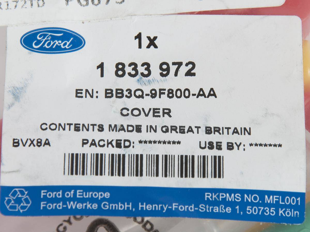 ZAŚLEPKI UKŁADU PALIWOWEGO 2.2 DURATORQ TRANSIT _ 1833972 _ BB3Q-9F800 ...