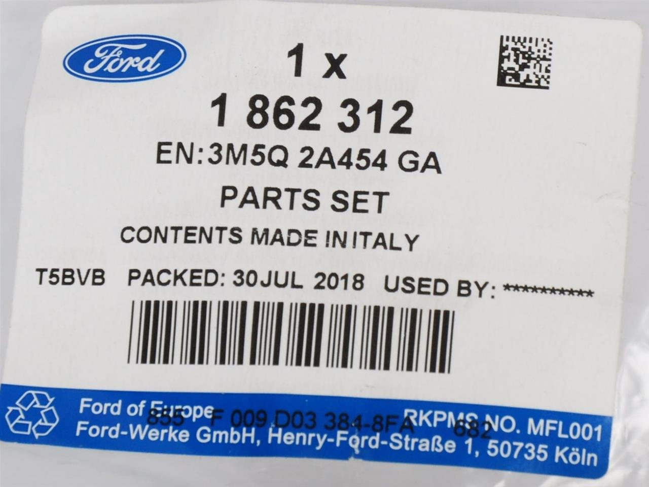 ZAWÓR POMPY PODCIŚNIENIA 2.0 DURATORQ KUGA MONDEO _ 1862312 _ 3M5Q ...