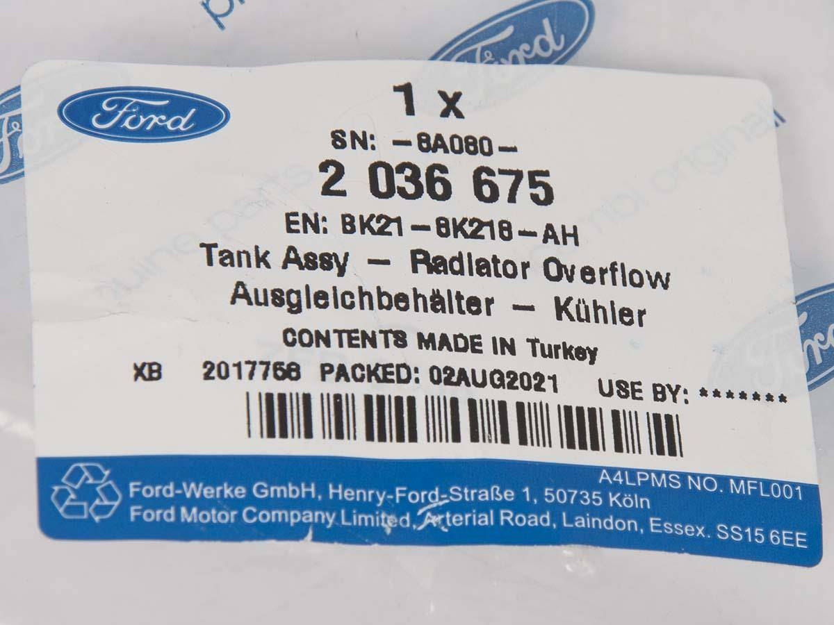 ZBIORNICZEK PŁYNU CHŁODNICZEGO TRANSIT 14- _ 2036675 _ BK21-8K218-AH ...