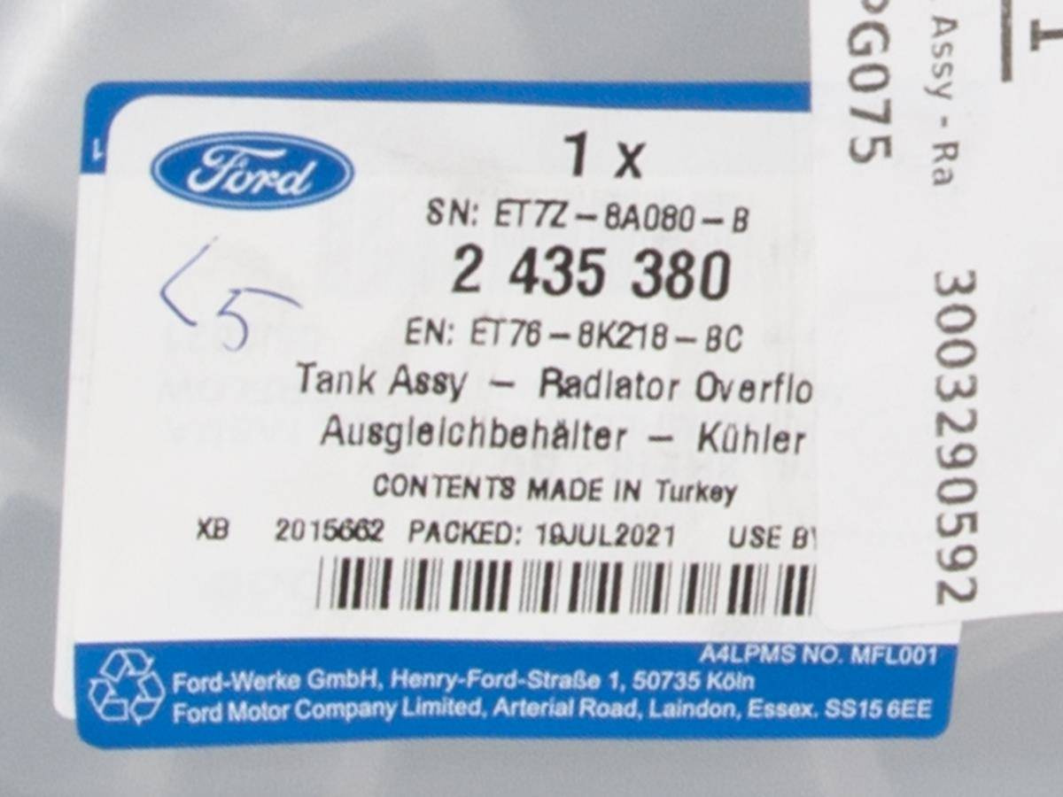 ZBIORNIK WYRÓWAWCZY TRANSIT/TOURNEO COURIER 14- _ 2435380 _ ET76-8K218 ...