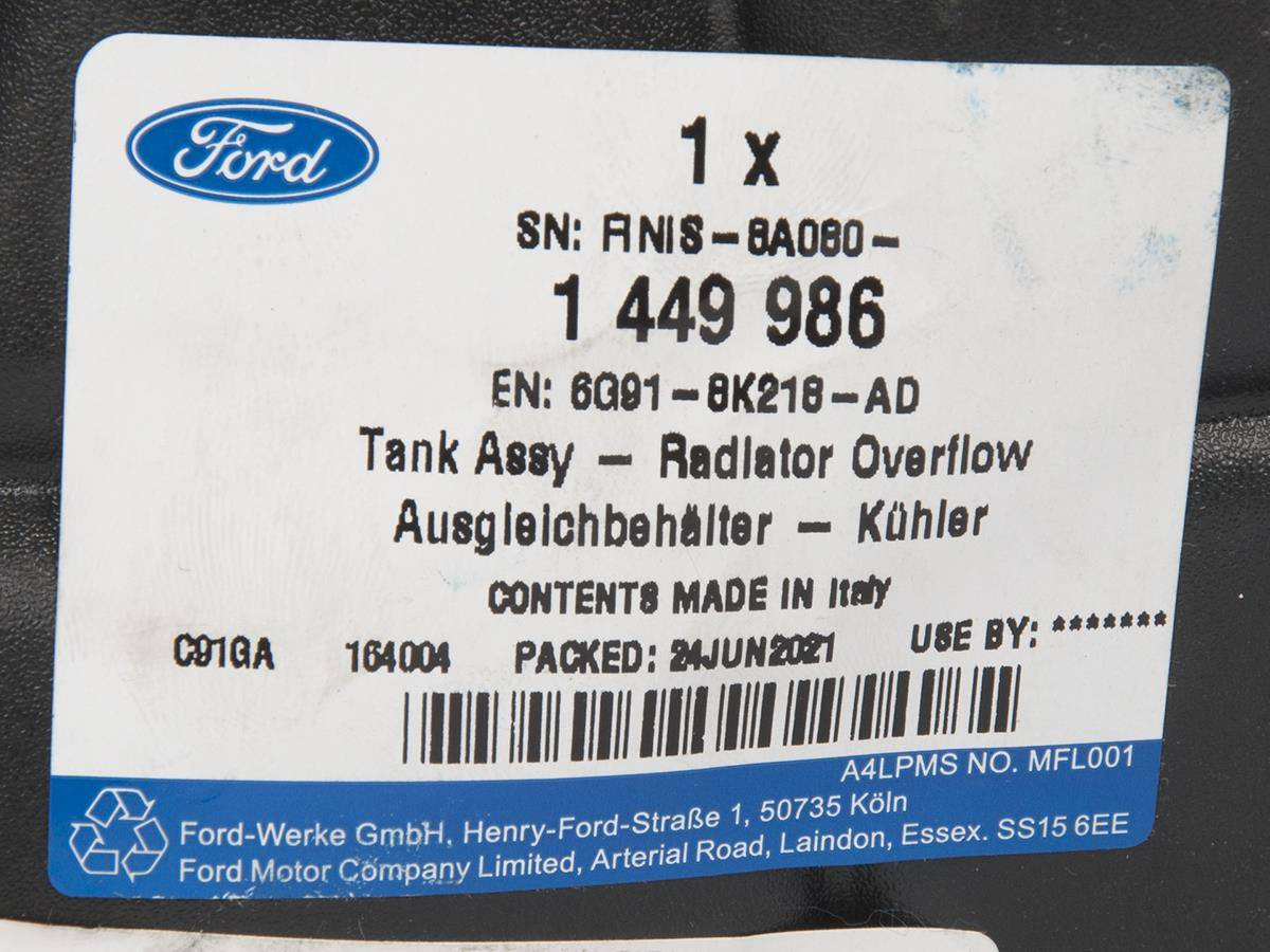 ZBIORNIK WYRÓWNAWCZY S-MAX/GALAXY 06- MONDEO 07- _ 1449986 _ 6G91-8K218 ...