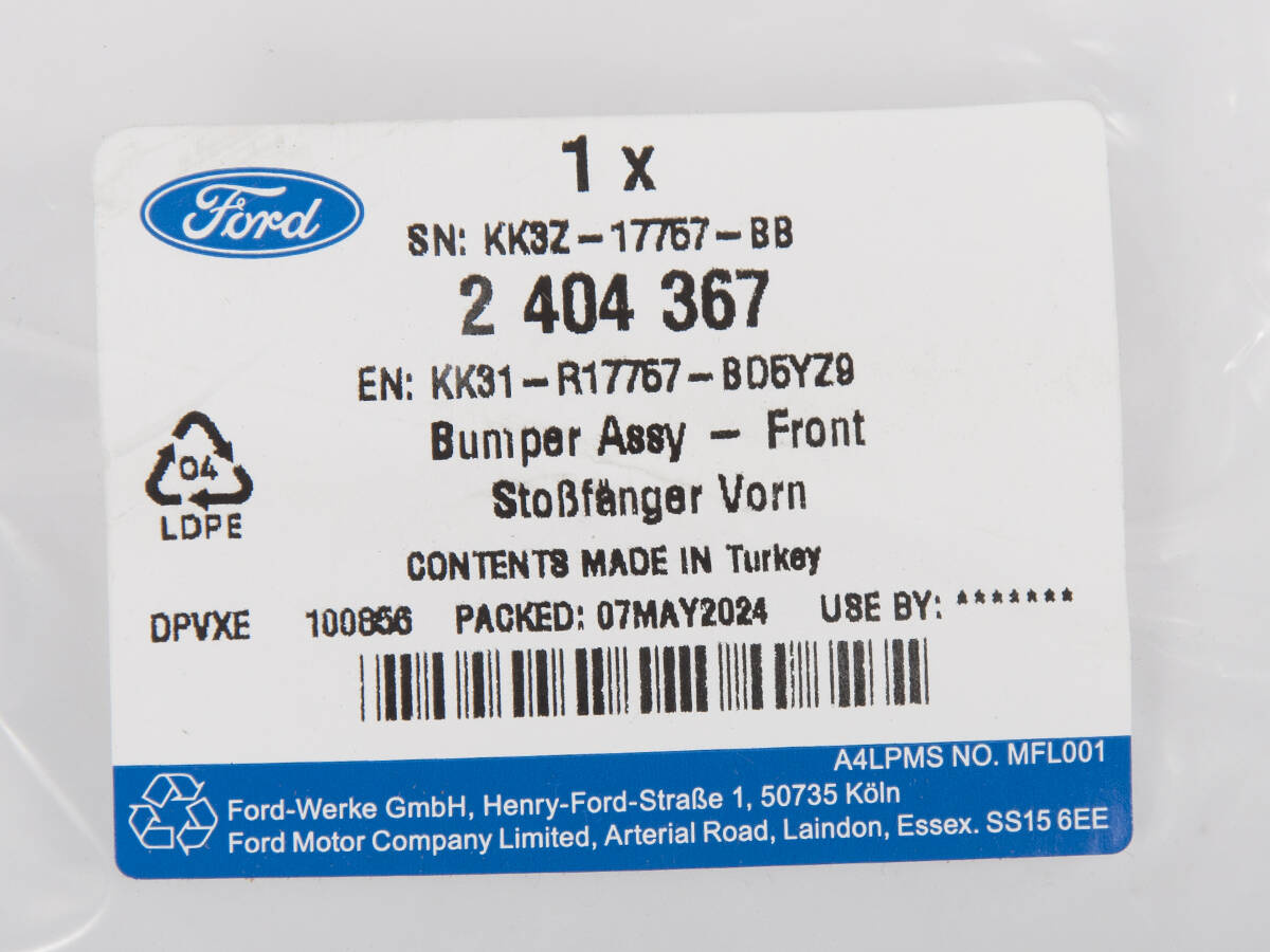 ZDERZAK PRZÓD FORD TRANSIT 19-24 OE CZĘŚĆ DOLNA _ 2404367 _ KK31-R17757 ...