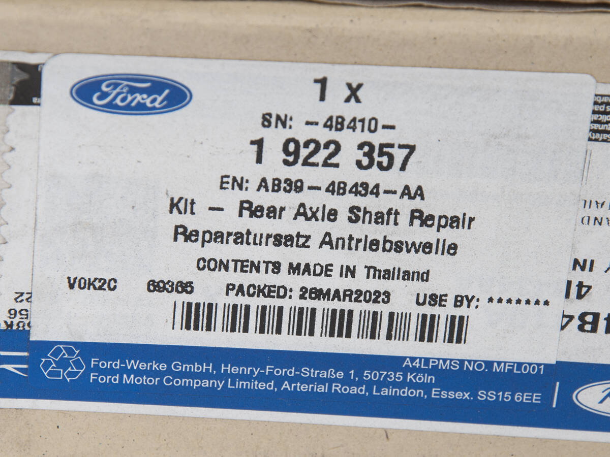 ZESTAW NAPRAWCZY OSI TYŁ RANGER 12-19 _ 1922357 _ AB39-4B434-AA _ GTU ...