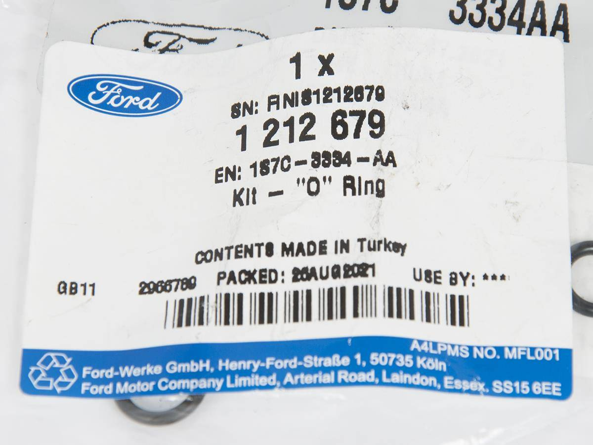 ZESTAW ORINGÓW PRZEWODU WSPOMAGANIA TRANSIT 06-14 _ 1212679 _ 1S7C-3334 ...