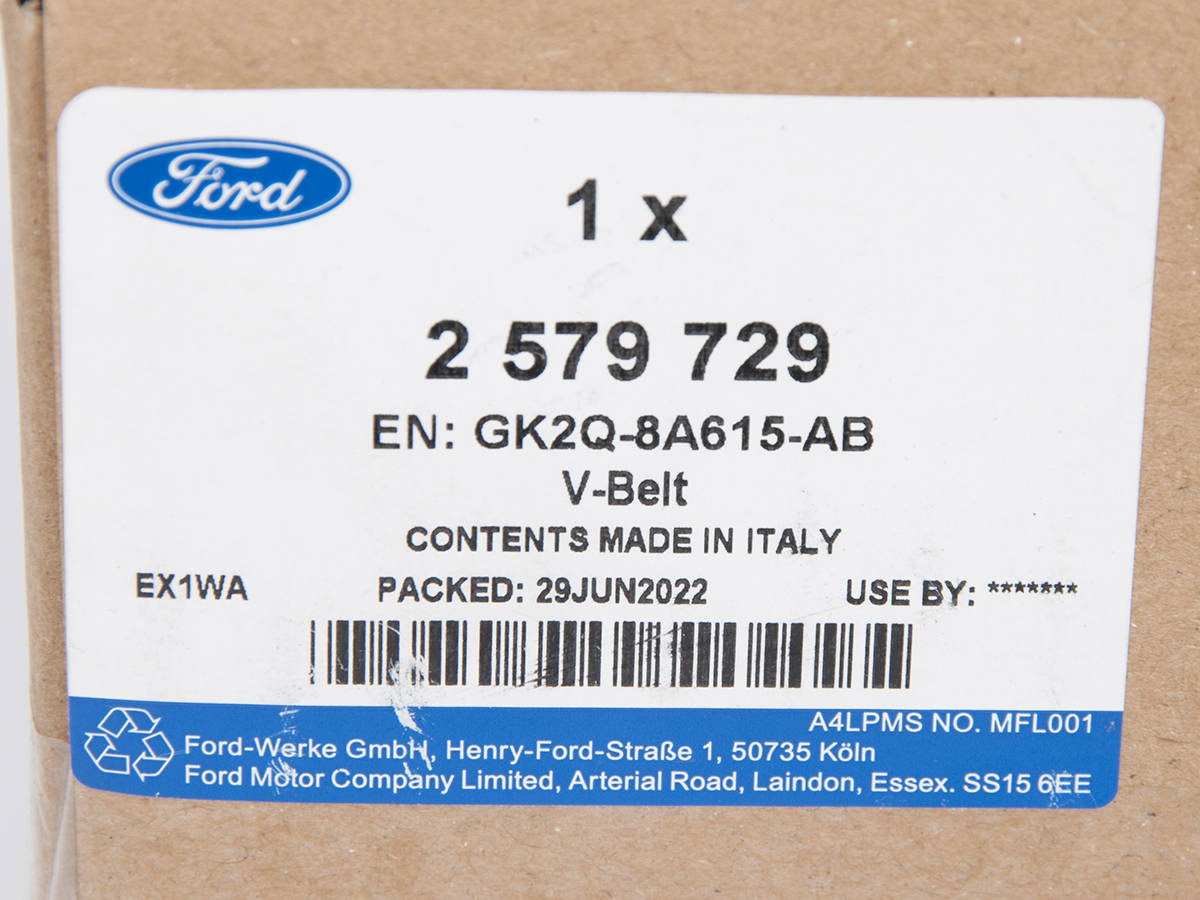 ZESTAW ROZRZĄDU CUSTOM 16- TRANSIT 16- 2.0L DIESEL PANTHER _ 2631801 ...