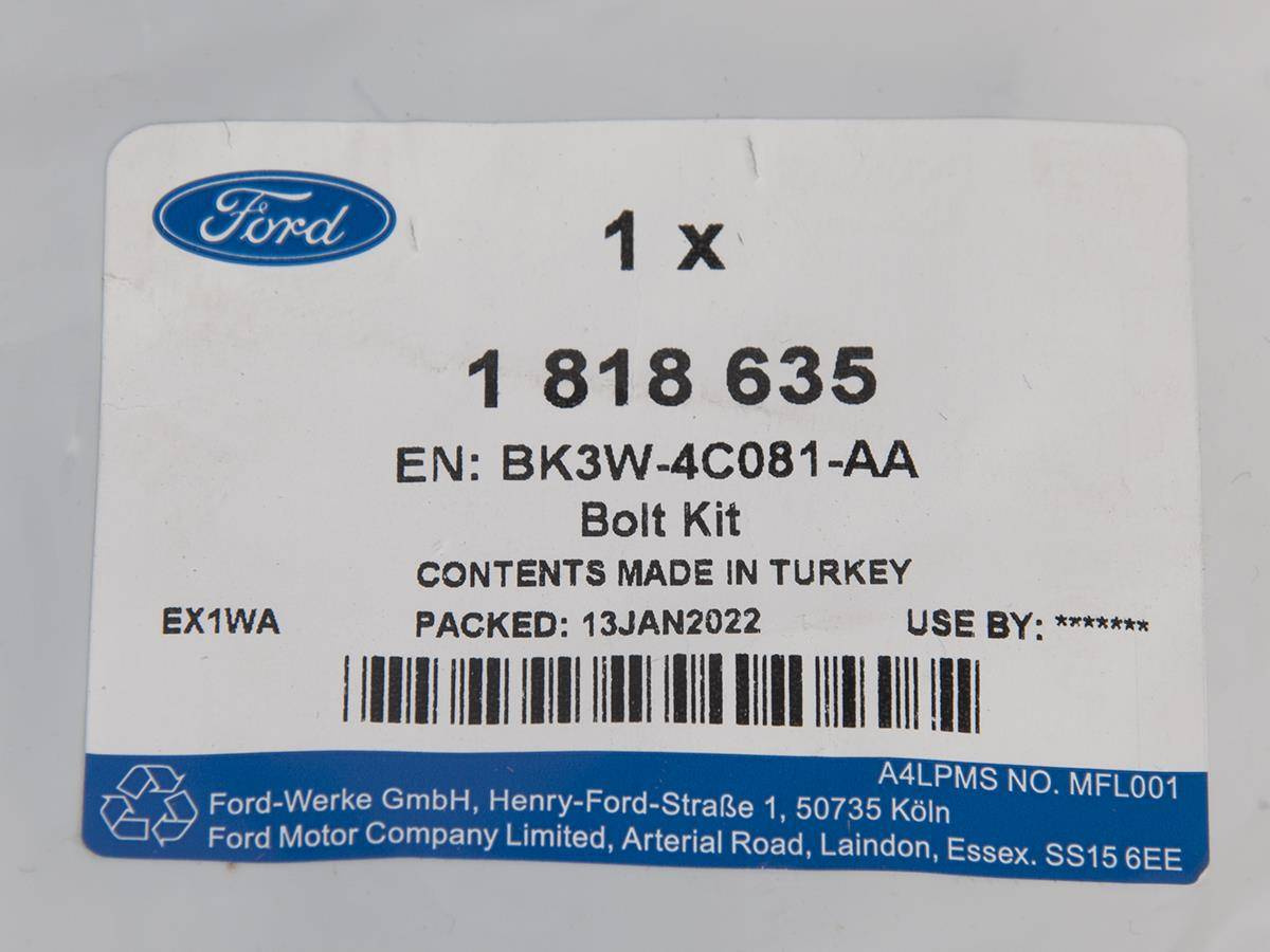 ZESTAW ŚRUB M12X70 PÓŁOSI TYŁ TRANSIT 14- _ 1818635 _ BK3W-4C081-AA ...