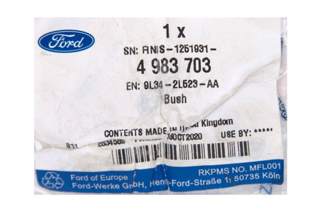KOŁEK Z TULEJKĄ PEDAŁU HAMULCA FORD WIELE MODELI _ 4983703 _ 9L34-2L523 ...