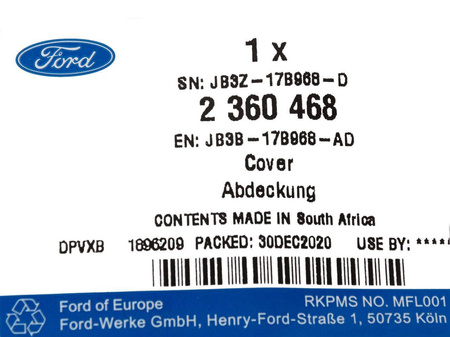 KRATKA ZDERZAKA PRZEDNIEGO DOLNA RANGER 19- _ 2360468 _ JB3B-17B968-AD ...