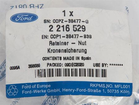 NAKRĘTKA PIASTY M22X1.50 FOCUS 18-KUGA 12- 20- _ 2216529 _ CCP1-3B477 ...