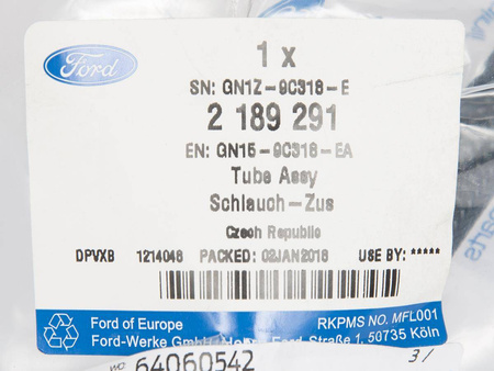 PRZEWÓD PALIWA 1.5 SOHC DIESEL ECOSPORT 17- _ 2189291 _ GN15-9C318-EA ...