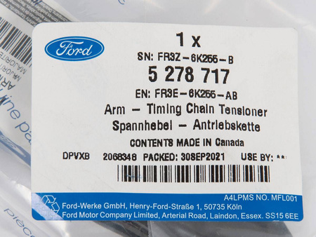 ŚLIZG ŁAŃCUCHA ROZRZĄDU MUSTANG 15- 17- 5.0 V8 _ 5278717 _ FR3E-6K255 ...