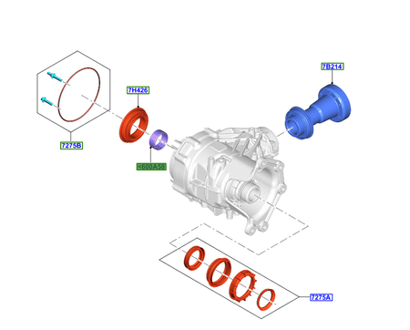 TULEJKA WAŁKA PÓŁOSI PRZEKŁADNI KĄTOWEJ EDGE KUGA _ 1909826 _ F2GW ...