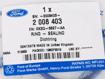 USZCZELKA TERMOSTATU I POMPY WODY EDGE KUGA MONDEO _ 2008403 _ GK2Q ...