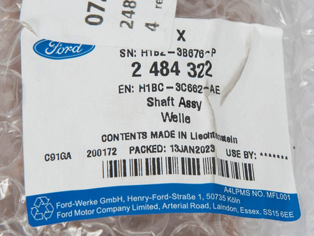 WAŁEK KULUMNY KIEROWNICZEJ FIESTA 17- _ 2484322 _ H1BC-3C662-AE | 2019 ...