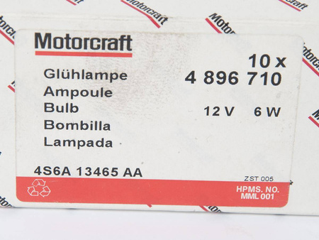 ŻARÓWKA C5W FORD/MOTORCRAFT _ 4896710 _ 4S6A-13465-AA | ŻARÓWKI ...