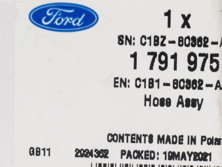 ZAWÓR ODPOWIETRZĄJACY CHŁODNICY FIESTA ECOSPORT _ 1791975 _ C1B1-8C362 ...